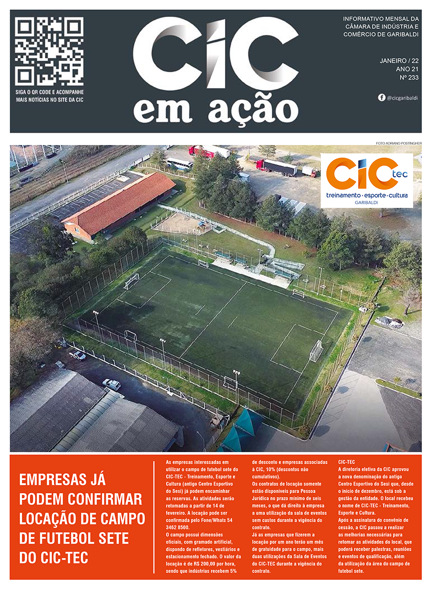 CIC EM AÇÃO – INFORMATIVO JANEIRO 2022 - CIC - Garibaldi